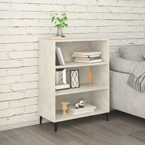 Příborník Betonově Šedý 69,5 X 32,5 X 90 Cm Kompozitní Dřevo - Kouřový dub