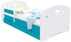Dětská postel s úložným prostorem DESIGN 190x 90 cm L08 HVĚZDY