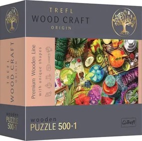 Trefl Wood Craft Origin - Puzzle - Barevné koktejly / 501 dílků / 37.5