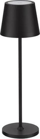 NV 9223406 Venkovní stolní lampa SEINA černý hliník a akryl LED 2W 2700K 5V DC IP54 vypínač na těle nabíjecí s PG základnou nebo bílým USB C kabelem - NOVA LUCE