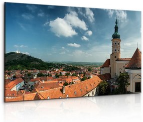 Malvis ® Obraz panorama Mikulova Velikost: 120x80 cm