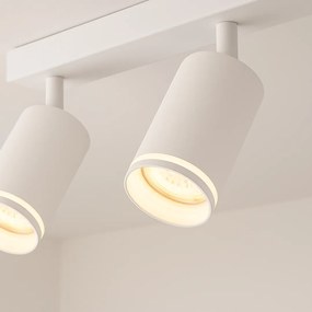 Bodové svítidlo Pipe Ring, 3x bílé kovové stínítko, w