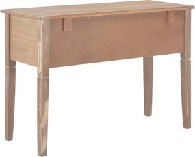 Psací stůl hnědý 109,5 x 45 x 77,5 cm dřevo 280072