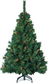 Umělý stromeček na kovovém stojanu, hustá, 150 cm