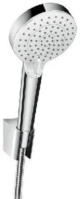 Hansgrohe Crometta - Set sprchové hlavice, 2 proudy, držáku a hadice, EcoSmart, bílá/chrom 26693400