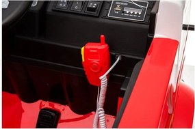 LEAN CARS Elektrické hasičské autíčko LL911 červené, dálkové ovládání
