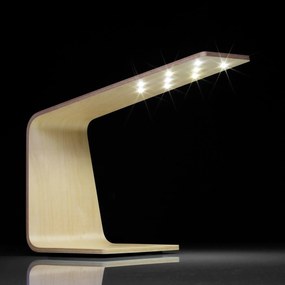 Stolní lampa LED1, více variant - TUNTO Model: přírodní ořech, bílá barva