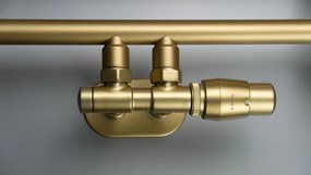 Deante Silia, koupelnový radiátor 500x1210 mm, 458W, zlatá matná, DEA-AGI_RG41