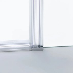 BPS-koupelny Čtvercový sprchový kout HYD-SK1390B 90x90 chrom/transparent - bez vaničky