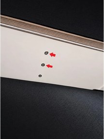 Taupe čalouněná jednolůžková postel s úložným prostorem s matrací 120x200 cm Avela - II. jakost – Bonami Selection