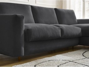 Černá rohová pohovka Nouveau Cocoone – Bobochic Paris