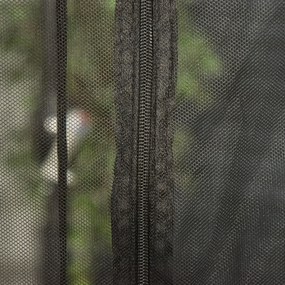 Outsunny Moskytiéra na slunečník Moskytiéra Fly net, černá, Ø3 x H2,3 m