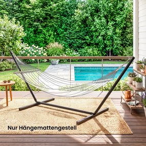 Houpací stojan Outsunny pro houpací sítě s háčky, kovový, 360 x 92 x 112 cm, do 120 kg