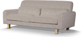 Potah na pohovku IKEA Nikkala krátký barva béžová látka pletený vzor