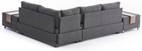Hanah Home Rohová pohovka FLY antracit pravá 280 cm 825BLC2667