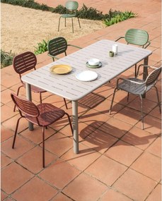Ocelový zahradní jídelní stůl 90x180 cm Brai – Kave Home