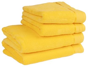 Tegatex Bavlněný ručník / osuška z mikro bavlny- žlutá Velikost: 50*90 cm