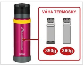 Thermos Termoska se šálkem do extrémních podmínek LIMETKOVÁ 500 ml