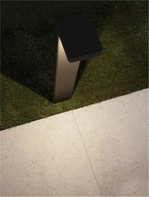 NV 9492770 Venkovní sloupkové svítidlo POET antracitový hliník a čiré sklo LED 8W 3000K 220-240V 94st. IP65 - NOVA LUCE