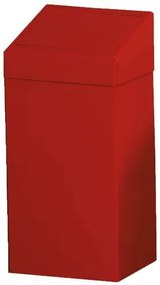 Kovona  Kovový odpadkový koš na tříděný odpad, objem 50 l, červený