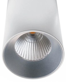 Indeluz 836B-L3121B-01 stropní bodové LED svítidlo pro lištový systém Hidra J R, bílé, 18W, 3000K, ø7,5cm