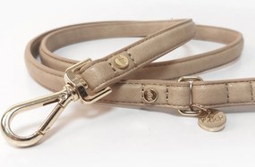 MILK&PEPPER Obojek pro psy Piccadilly béžový Velikost: 35x2 cm