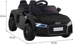 Ramiz Elektrické autíčko Audi R8 pro děti černé na akumulátor