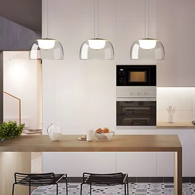 Toolight Toolight, LED závěsné svítidlo 12W, 4000K, 1000lm, APP1690-1PC B, zlatá, OSW-04370