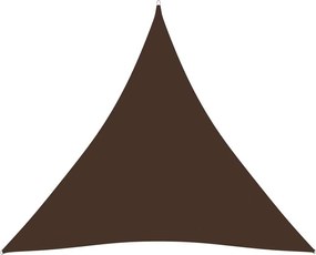 vidaXL Stínící plachta oxford trojúhelníková 4,5 x 4,5 x 4,5 m [135178] Barva: Hnědá