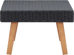 vidaXL Zahradní konferenční stolek polyratan [310222] Barva: Béžová