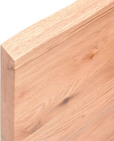 Koupelnová deska hnědá 60x50x(2-4) cm ošetřený masivní dřevo 3156108