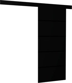 Posuvné nástěnné dveře MUSCHU 96 černá