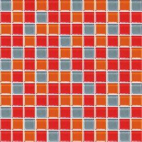 Skleněná mozaika Premium Mosaic vícebarevná 30x30 cm lesk MOS25MIX3