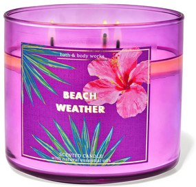 Bath & Body Works BEACH WEATHER vonná svíčka 411g