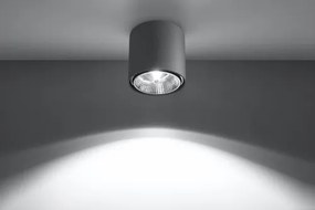 Stropní svítidlo SOLLUX Tiube GU10 1x40W bez zdroje SL.0696 šedá