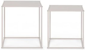 BIZZOTTO Set konferenčních stolků ALRIK béžový