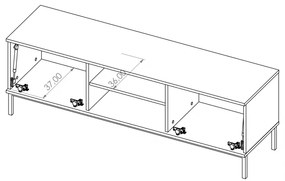 TV stolek QUARTY QT-05