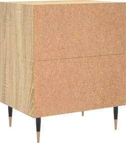 vidaXL Noční stolky 2 ks 40 x 30 x 50 cm kompozitní dřevo [826771] Barva: Betonová šedá