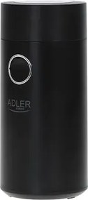Adler AD 4446bs černá / Mlýnek na kávu / zásobník 75g / 150 W