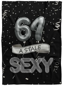 Deka Stále sexy – Černá (věk: 61, Podšití beránkem: NE)