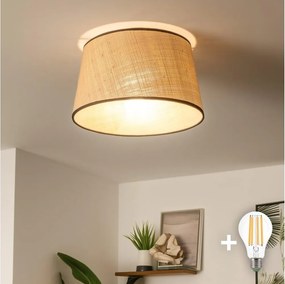 Brilagi - LED Přisazený lustr CERIA 1xE27/40W/230V pr. 35 cm béžová