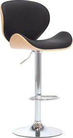 vidaXL Barová židle černá umělá kůže [287412] Barva: světle hnědá a taupe