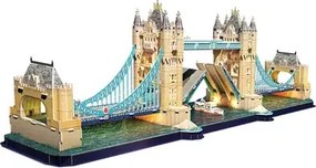 CUBICFUN Puzzle 3D Tower Bridge LED / 222 dílků / od 6 let / Papír / 4