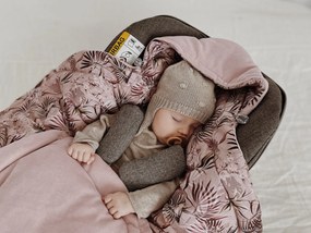 Sleepee Fusak do autosedačky pro miminko ROYAL růžový