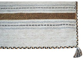 Béžový bavlněný koberec Webtappeti Antique Kilim, 70 x 140 cm