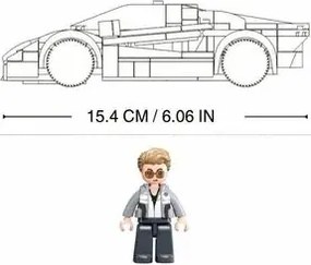 Sluban Model Bricks M38-B1127 Sportovní vůz 2002 / LEGO - kompatibilní
