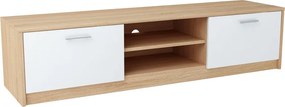 RTV stolek RENDA 160 dub sonoma/bíla