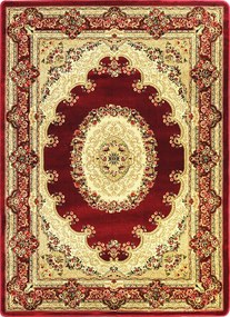 BE Koberec Adora 5547 RED - červený obdélníkový Rozměr: 80x150 cm