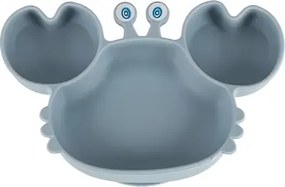 KIK Silikonová sada nádobí pro děti Krab modrá / Dětské nádobí / 9 ks
