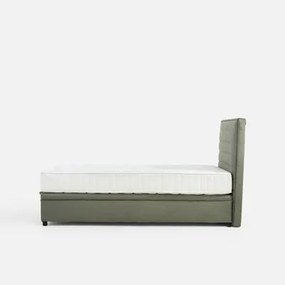 Postel boxspring zelená LAURITA 120x200 cm
